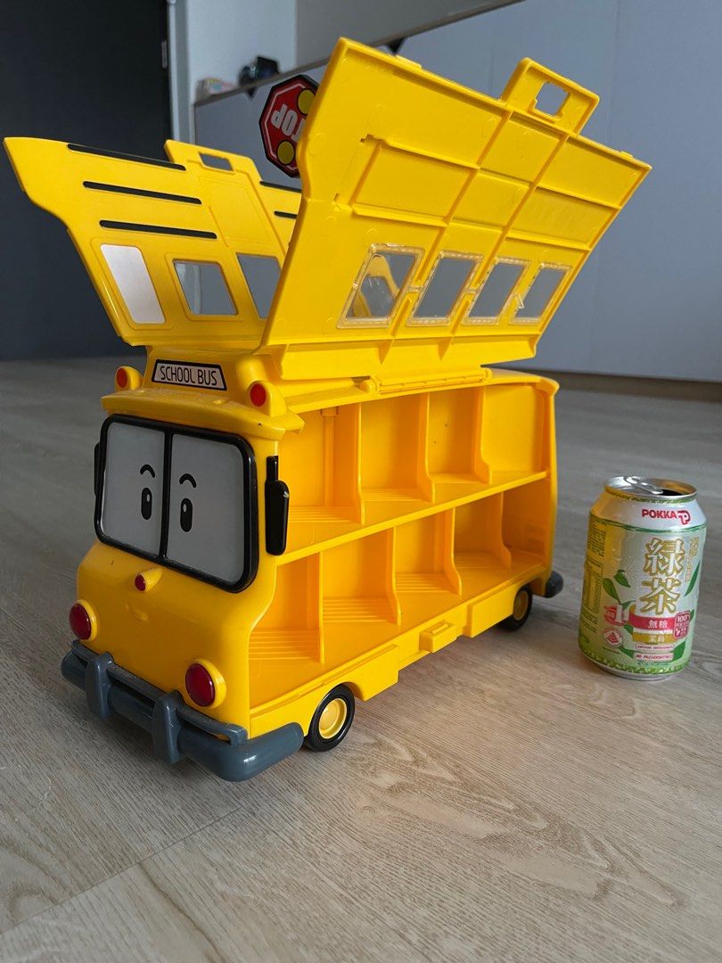 Robocar Poli School Bus Carrier, Hobbies & Toys, Toys & Games on Carousell