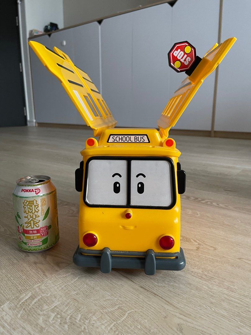 Robocar Poli School Bus Carrier, Hobbies & Toys, Toys & Games on Carousell