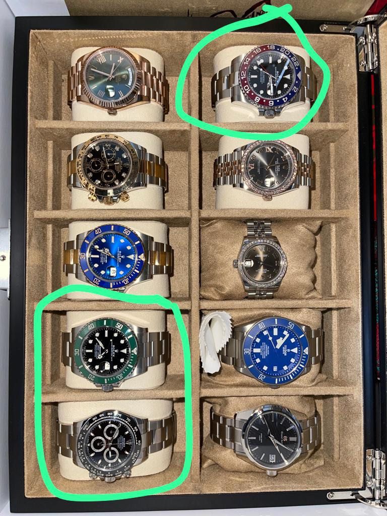 Rolex GMT Pepsi 126710BLRO + Starbucks 126610LV + Daytona 116500LN, Men ...