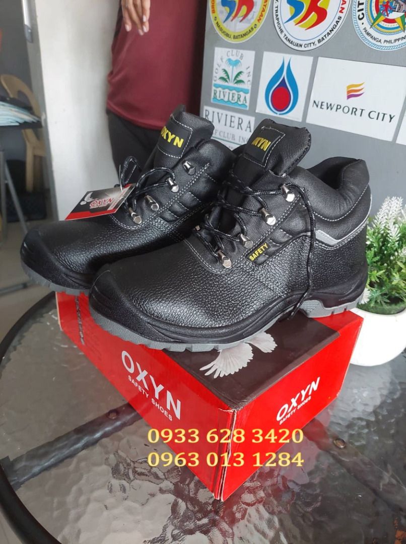 Safety Shoes OXYN BRAND Hi Cut, Men's Fashion, Footwear, Boots on Carousell