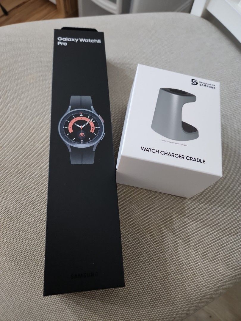 samsung galaxy watch 5 pro 45mm black titanium Bluetooth+ 4G with watch ...
