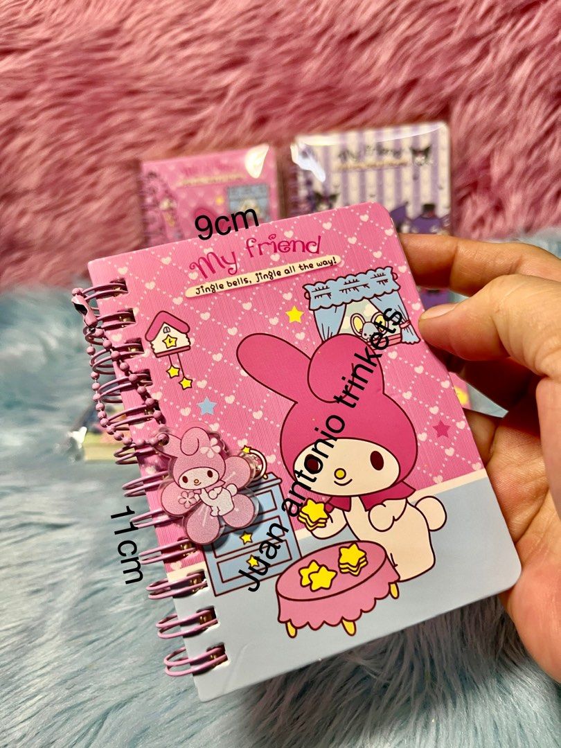 Sanrio Cute Mini Spiral Lined Notebook, Hobbies & Toys, Stationary ...