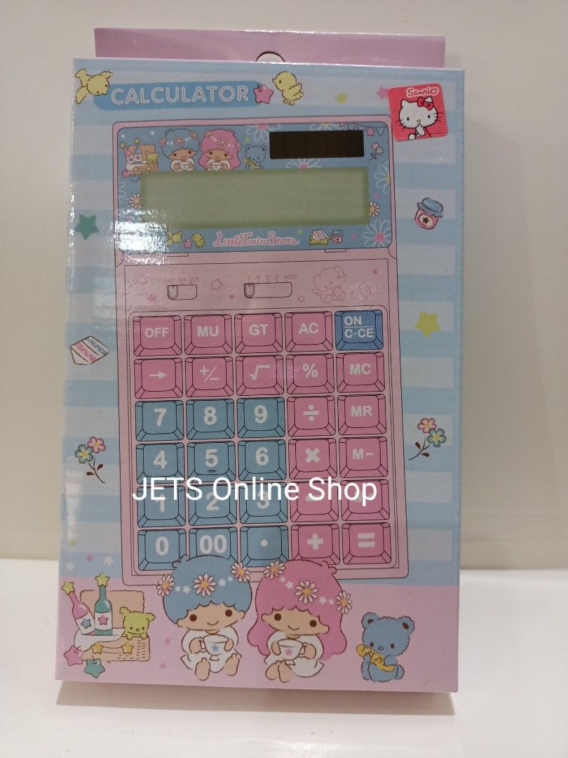 Sanrio Original Little Twin Stars 12 Digit Calculator, Hobbies & Toys ...