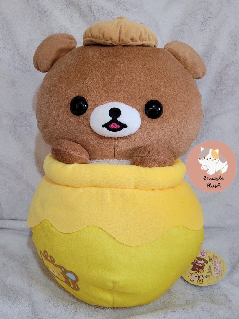 SAN-X Koguma Honey Bee Jumbo Plush, Hobbies & Toys, Toys & Games on ...