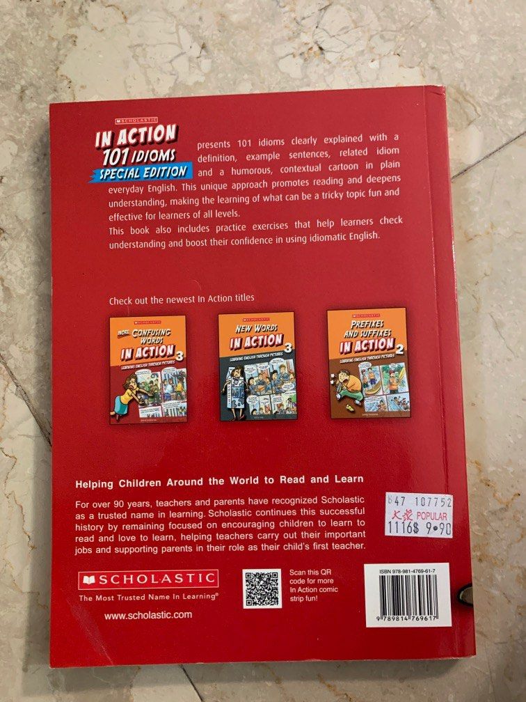 Scholastic 101 Idioms Special Edition, Hobbies & Toys, Books & Magazines, Assessment Books on ...