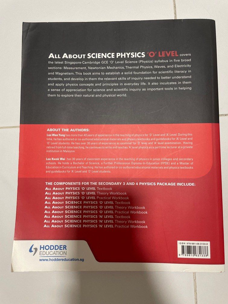 Sec 3&4 science phy textbook, Hobbies & Toys, Books & Magazines, Textbooks on Carousell