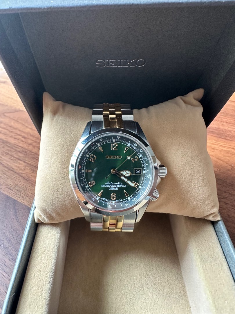 Seiko Sarb 017 Alpinist green, Luxury, Watches on Carousell