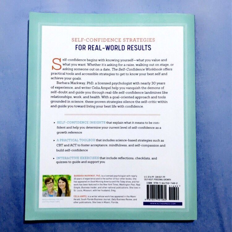 Self-Confidence Workbook | Mental Health & Self-Esteem Book, Hobbies ...