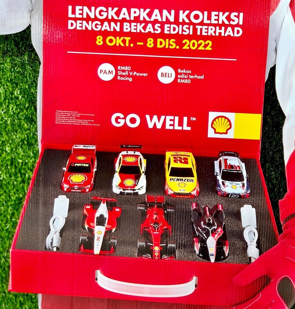 Shell MALAYSIA Motorsport Collection Complete Set plus FREE gift ...
