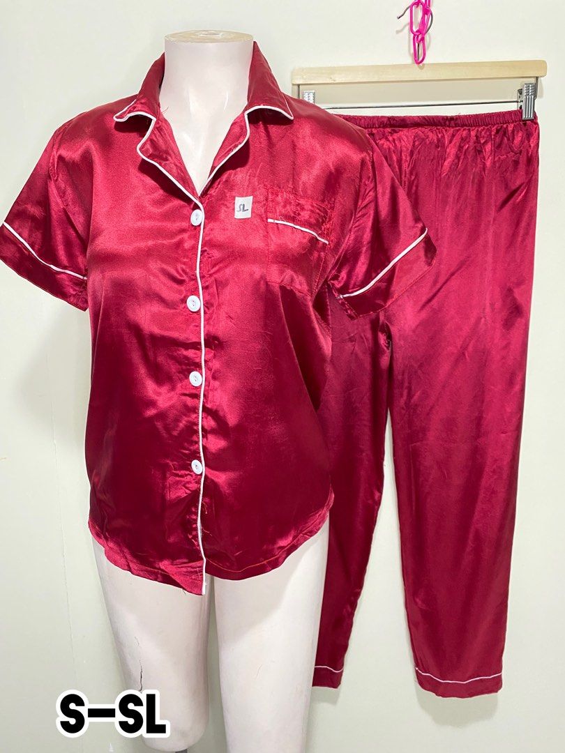 SILK Terno pantulog, Women's Fashion, Undergarments & Loungewear on ...