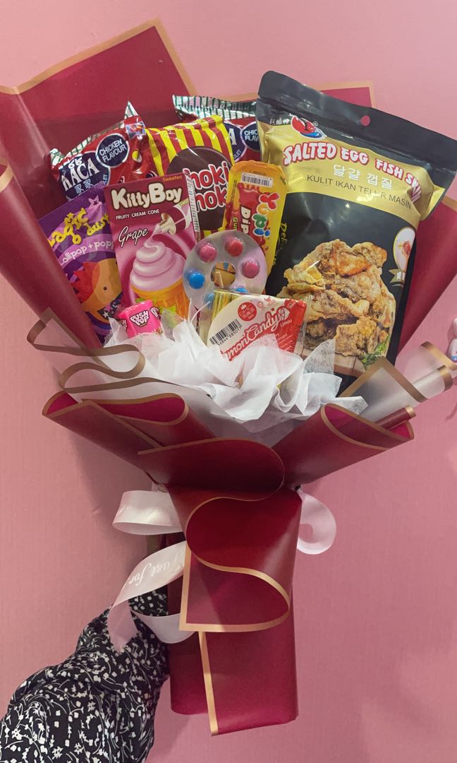 Snack bouquet, Hobbies & Toys, Stationery & Craft, Flowers & Bouquets ...