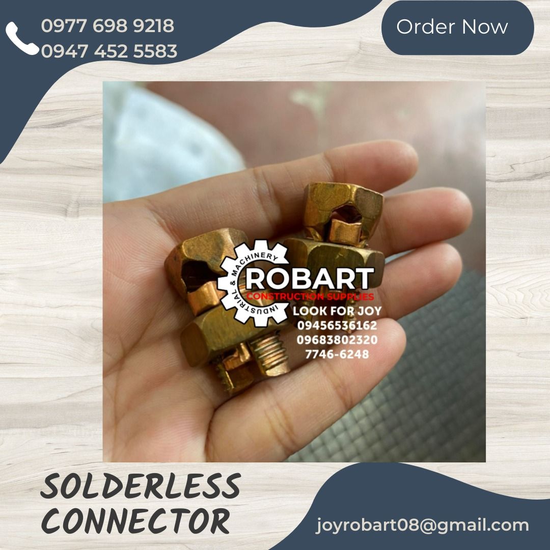 SOLDERLESS CONNECTOR, Commercial & Industrial, Construction Tools ...