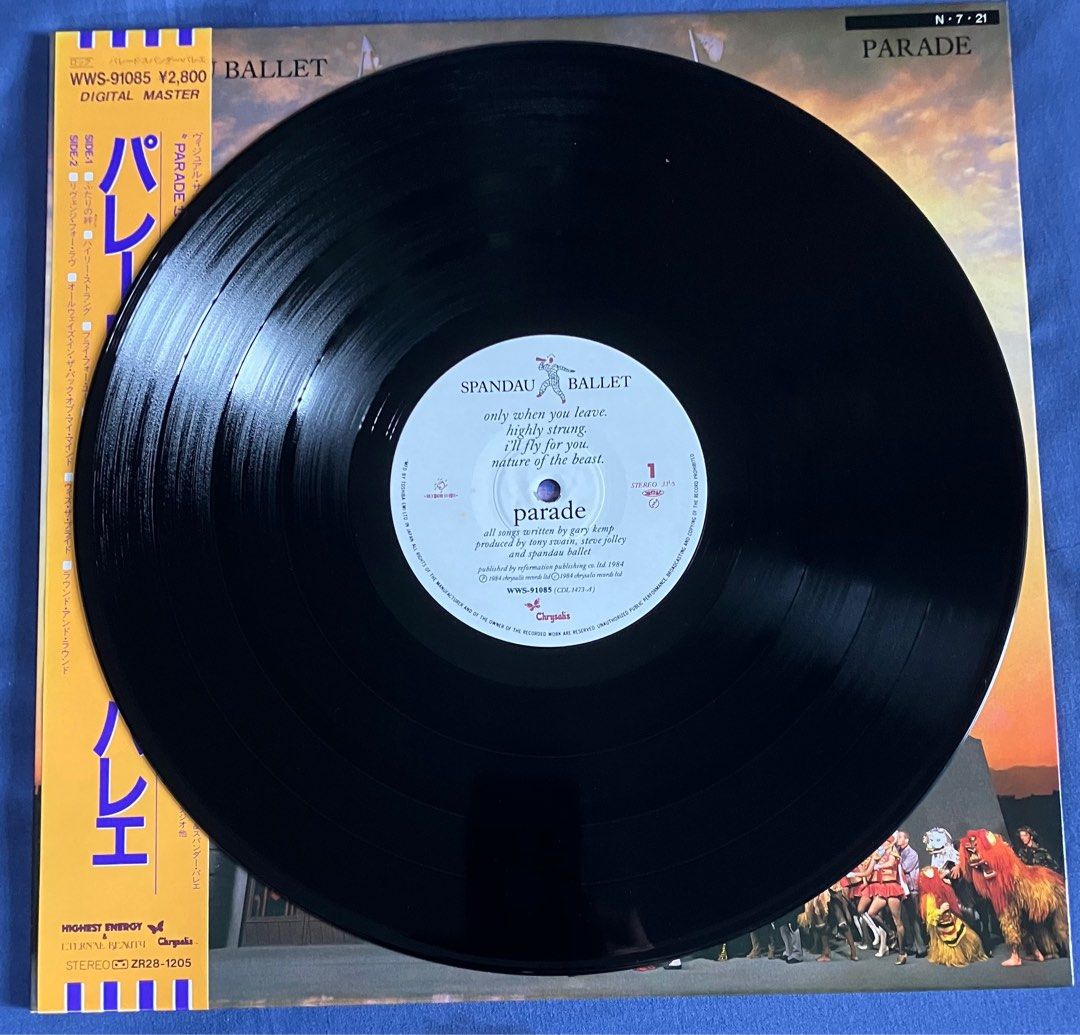 SPANDAU BALLET Parade Vinyl LP, Hobbies & Toys, Music & Media, Vinyls ...
