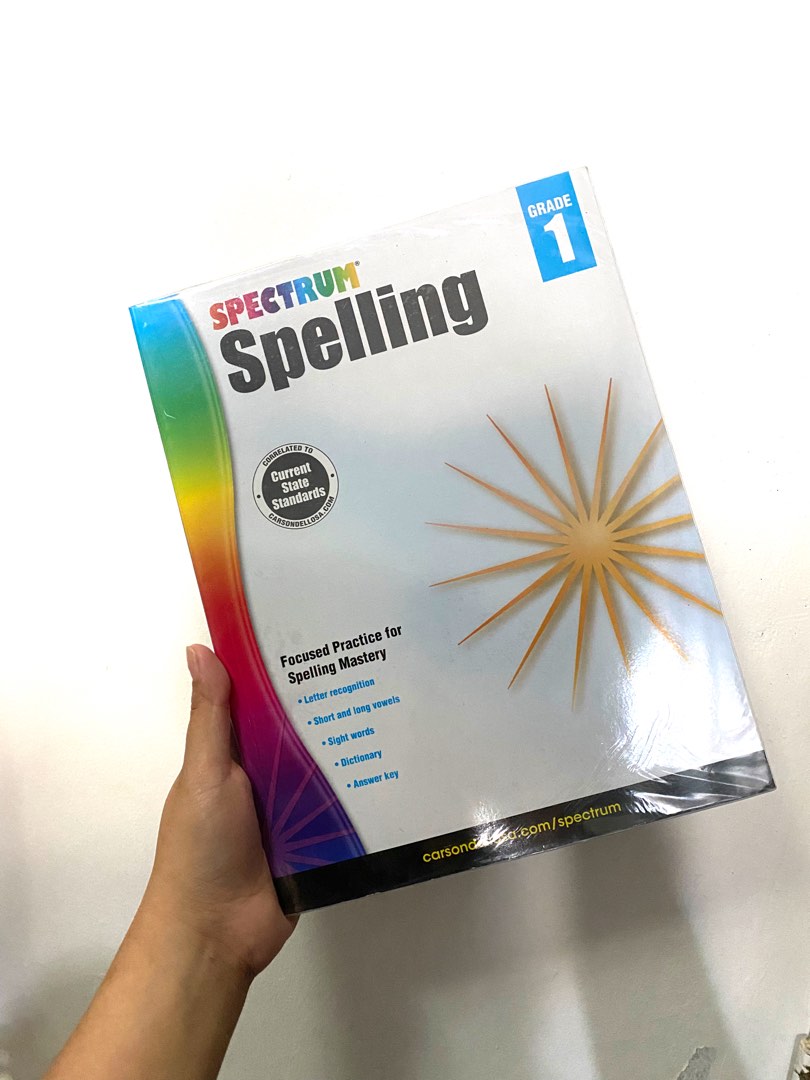 Spectrum Spelling for Grade 1, Hobbies & Toys, Books & Magazines ...