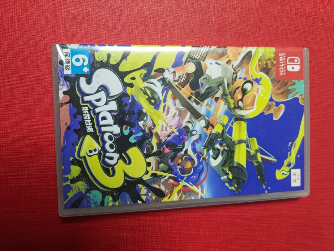 splatoon 3 switch game 全新 二手, 電子遊戲, 電子遊戲, Nintendo 任天堂 - Carousell