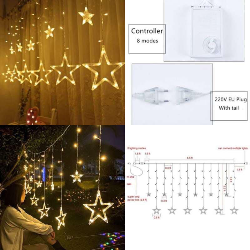 Star Led Light, Furniture & Home Living, Lighting & Fans, Lighting on ...