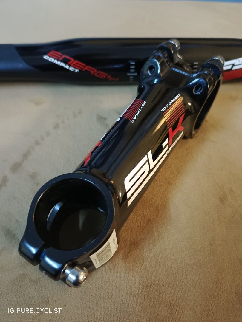 Stem dan dropbar ORIGINAL FSA SLK, Sports Equipment, Bicycles & Parts ...