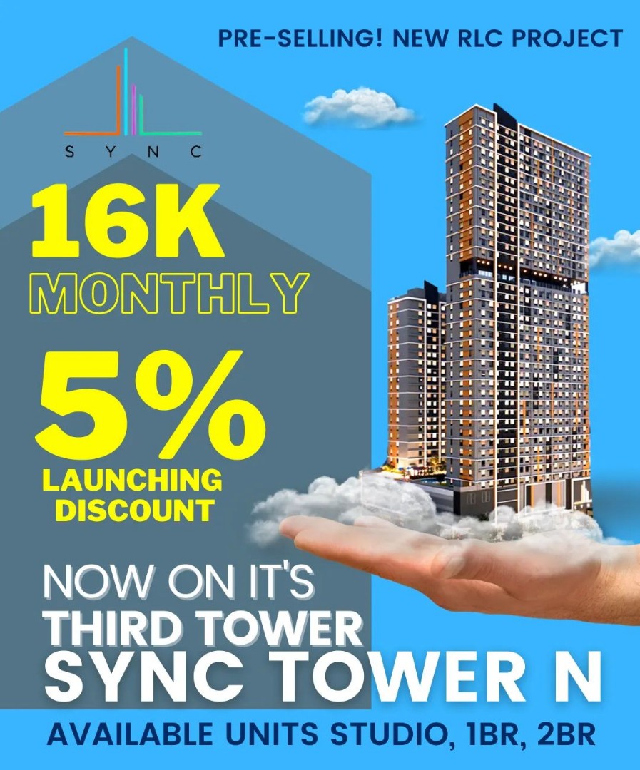 SYNC RESIDENCES by Robinsons Land Preselling condo in Pasig, Property ...