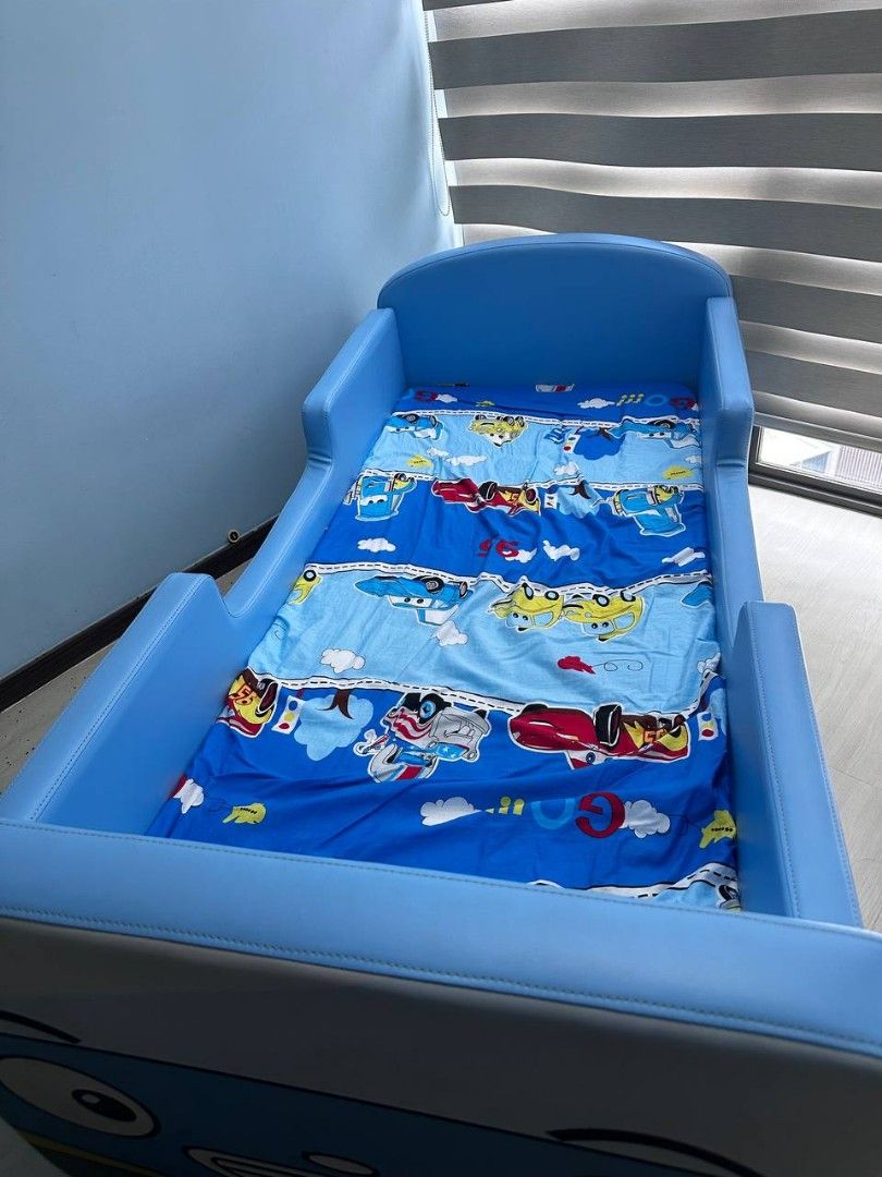 Taiyo Tayo bus bed frame with mattress bedframe Kids Children Cartoon ...
