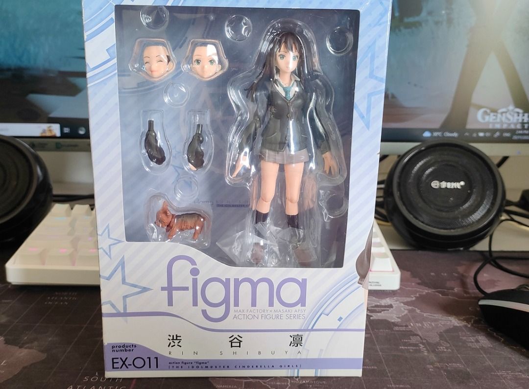 The Idolmaster Rin Shibuya Figma EX-011, Hobbies & Toys, Collectibles & Memorabilia, Fan ...