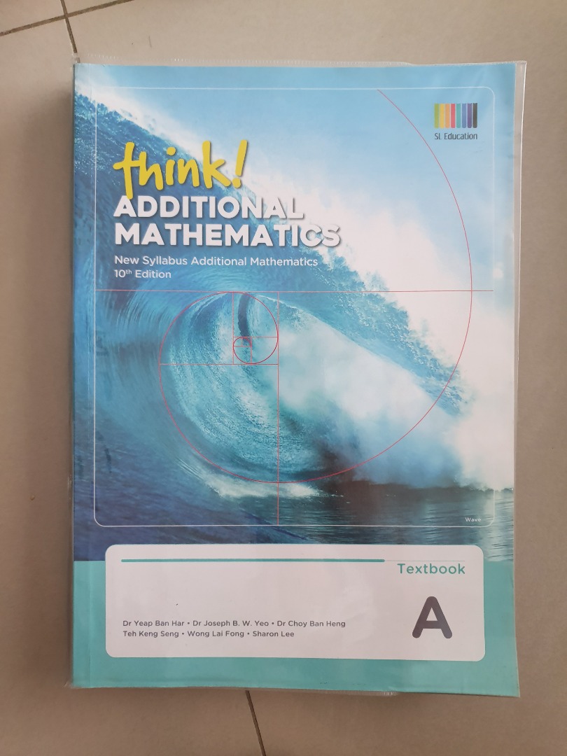 Think additional mathematics textbook, Hobbies & Toys, Books ...