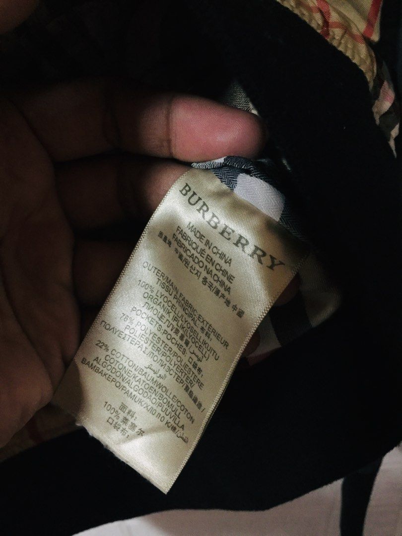 Thomas Burberry Logo brit bomber jacket, Luxury, Apparel on Carousell
