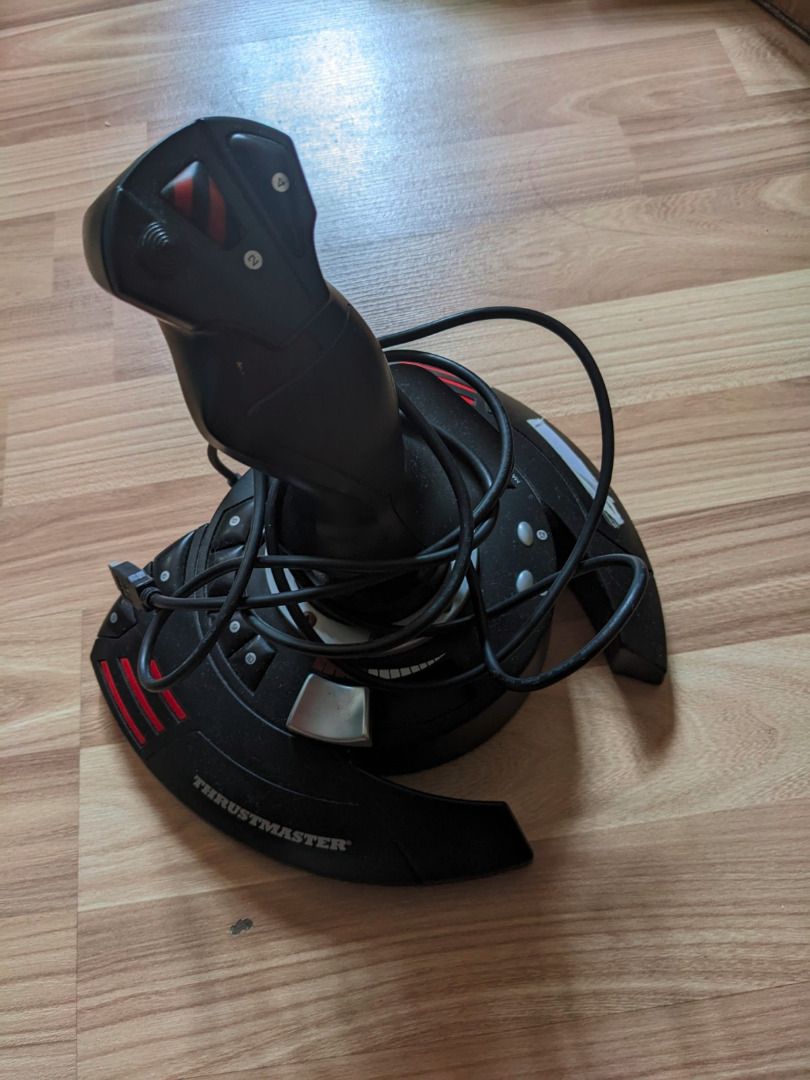 Thurstmaster joystick with variable resietence, Video Gaming, Gaming ...
