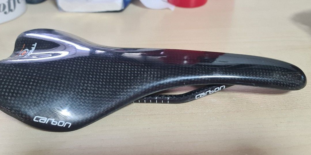 Trigon Full Carbon Saddle, Sports Equipment, Bicycles & Parts, Parts ...