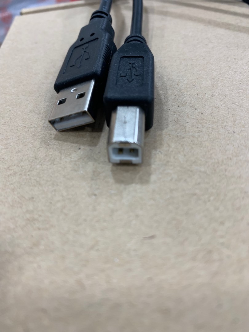 Type A to Type B usb printer, Computers & Tech, Printers, Scanners ...