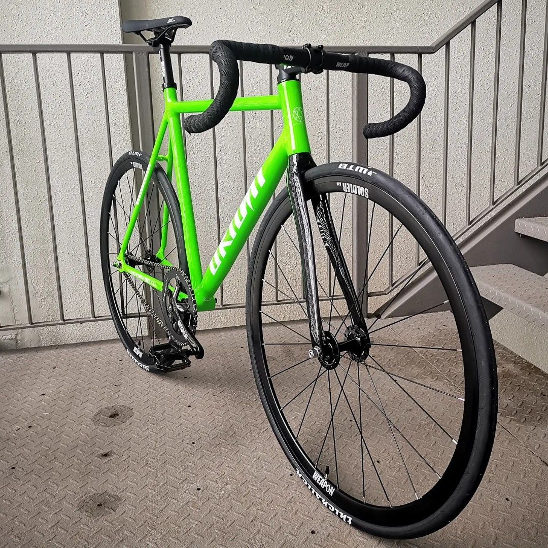 Unknown fixie bike / fixed gear bike / track bike - COMBAT - Frameset ($470) / Complete bike ...