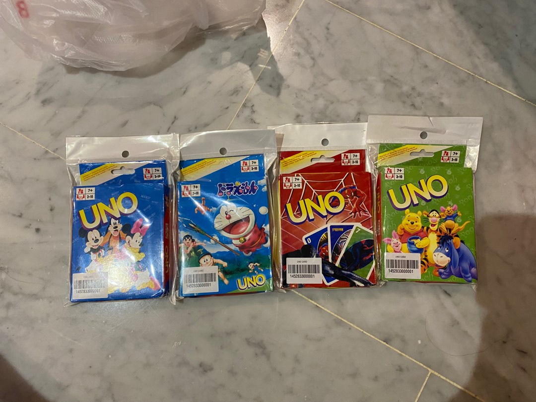 Limited edition Uno- Doraemon etc , Hobbies & Toys, Toys & Games on ...
