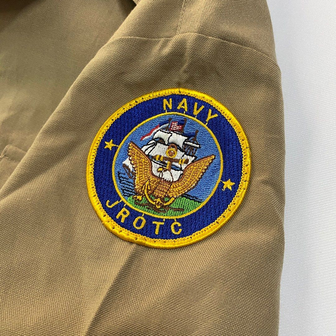 US navy JROTC shirt, Men's Fashion, Tops & Sets, Formal Shirts on Carousell