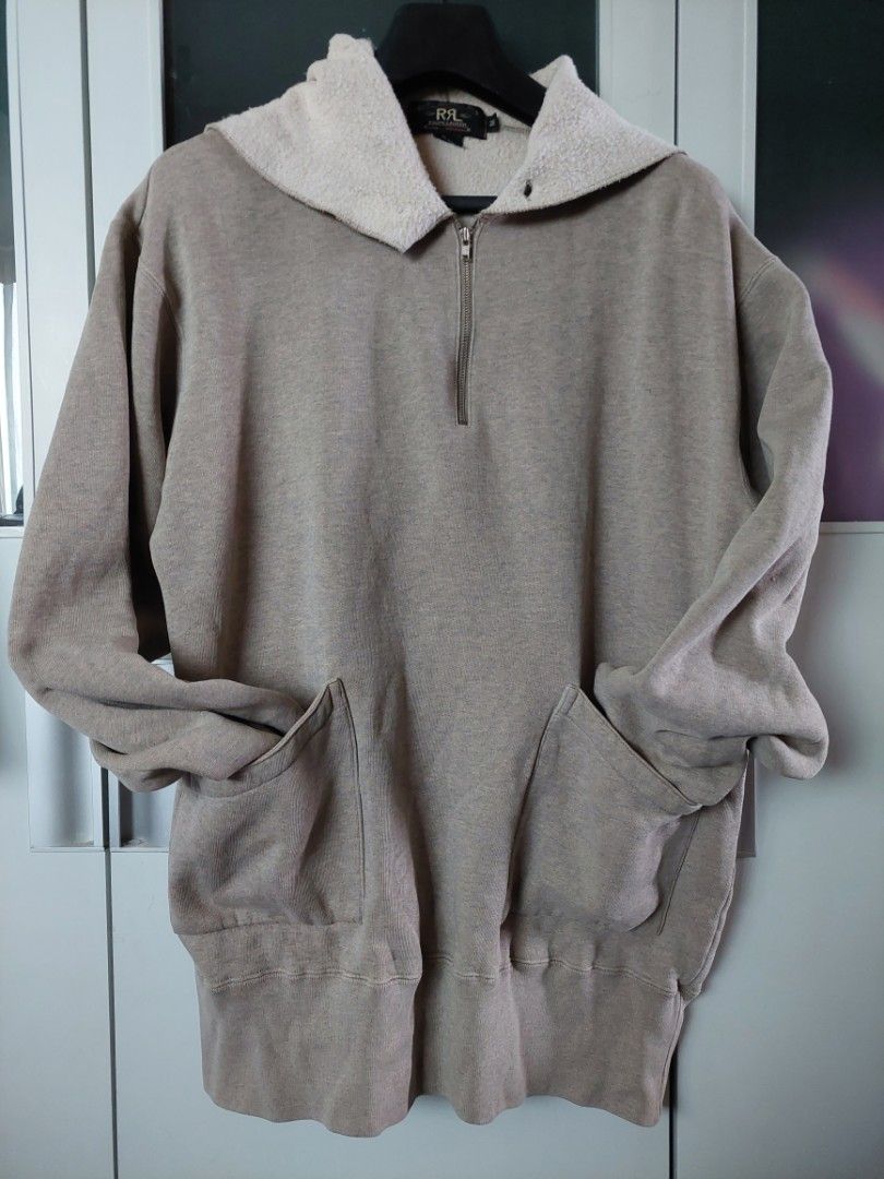 USA RRL Oat Hoodie Sweater, 男裝, 上身及套裝, 衛衣 - Carousell