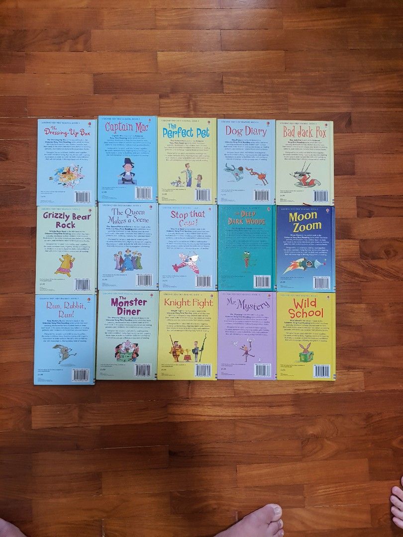 Usborne (very first reading) 15 books, Hobbies & Toys, Books ...