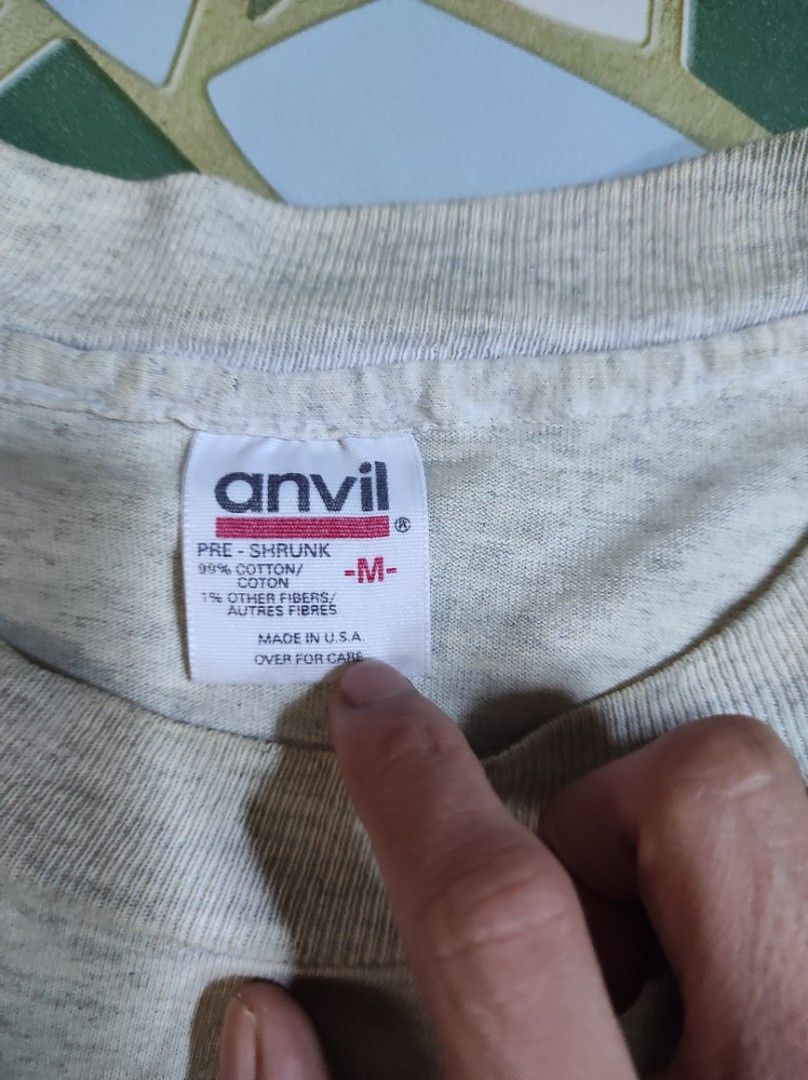 VINTAGE ANVIL RED TAG, Men's Fashion, Tops & Sets, Tshirts & Polo ...