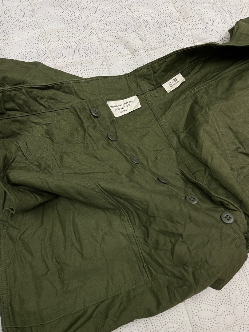 Vintage og 107 first patern butang leper deadstock, Men's Fashion ...