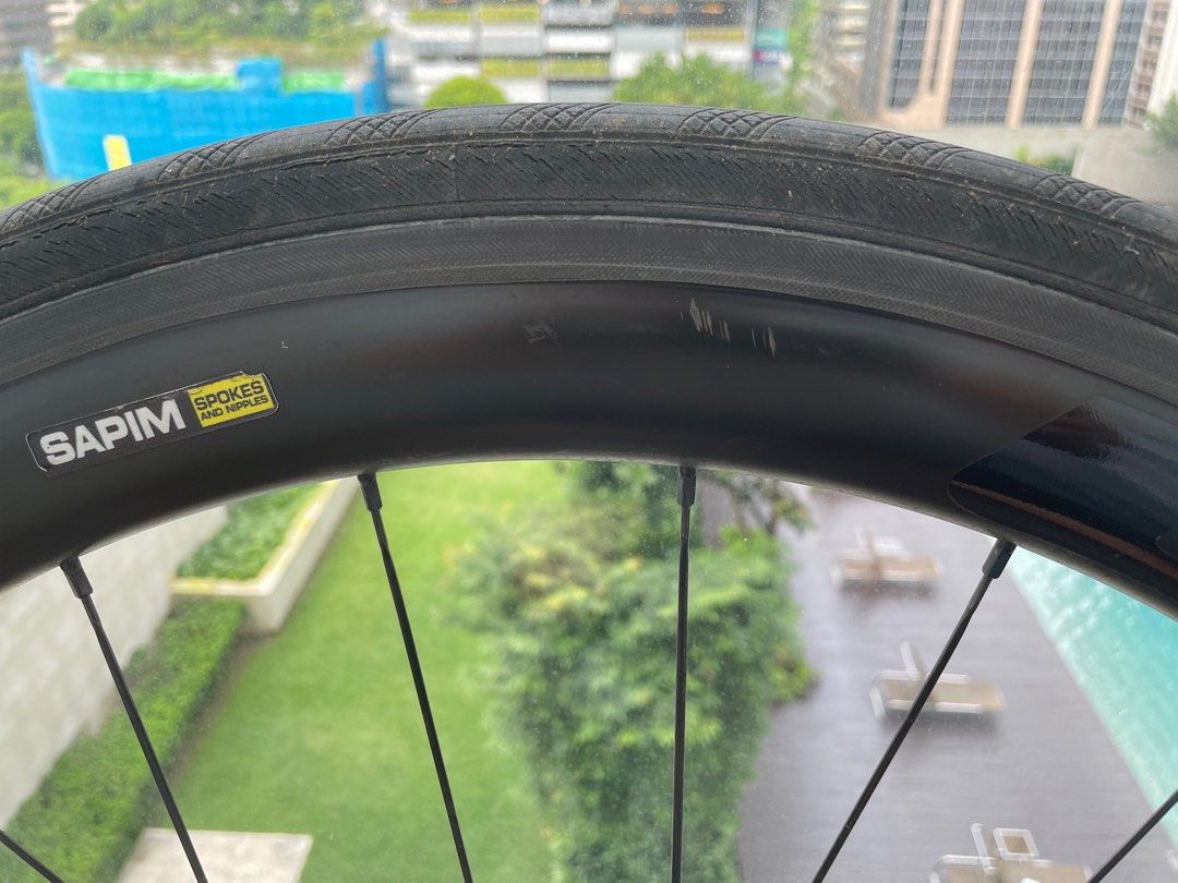 VISP CARBON WHEELSET 50mm CLINCHER Rim Brake, Sports Equipment ...