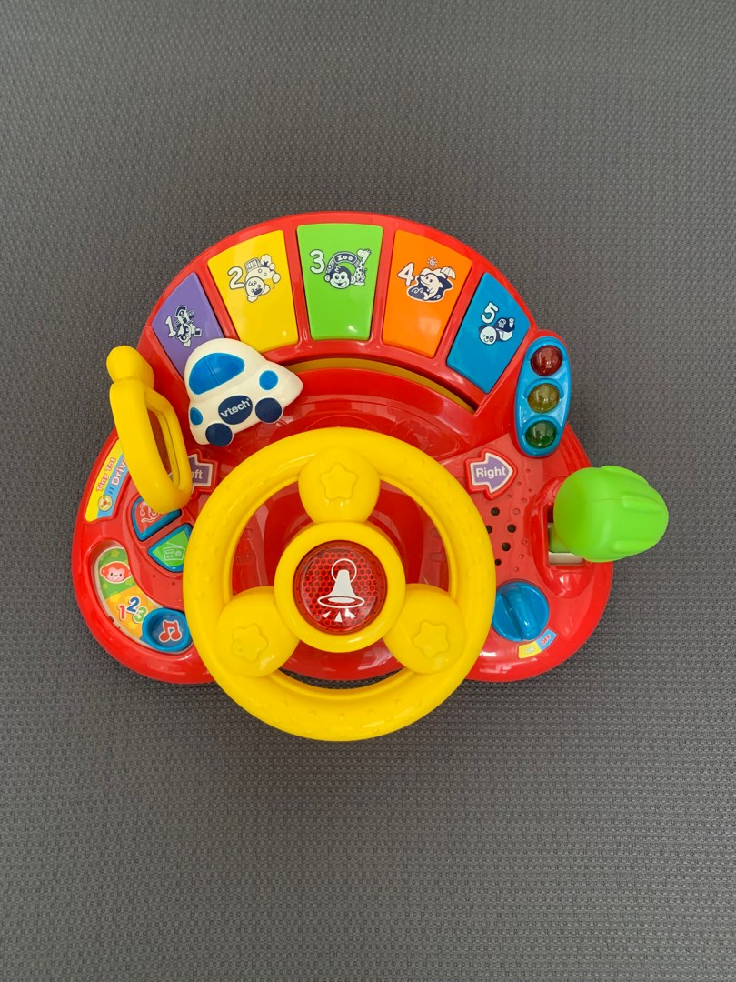 Vtech baby Tiny Tot Driver, Babies & Kids, Infant Playtime on Carousell