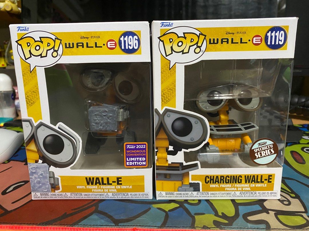 Wall-E Charging & Trash Compacted Cube Funko Pop! - Disney Pixar ...
