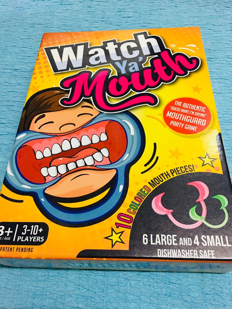 Watch Ya' Mouth Party Game, Hobbies & Toys, Toys & Games on Carousell