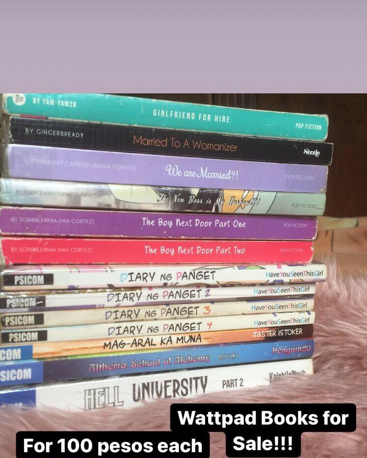 WATTPAD BOOKS FOR TAKE ALL!!, Hobbies & Toys, Books & Magazines ...