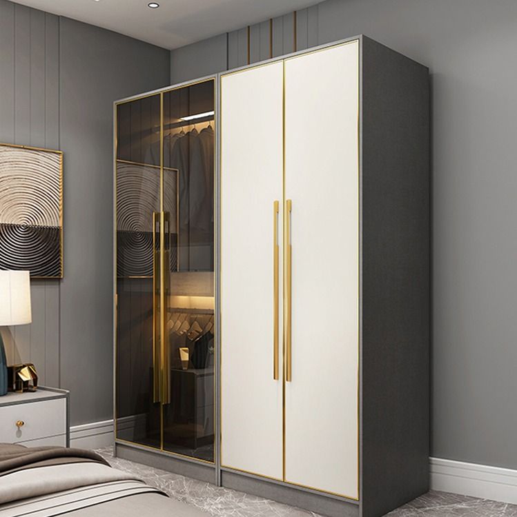 WD 005, Luxury Model Designer High Class Sliding Wardrobe, LED light ...