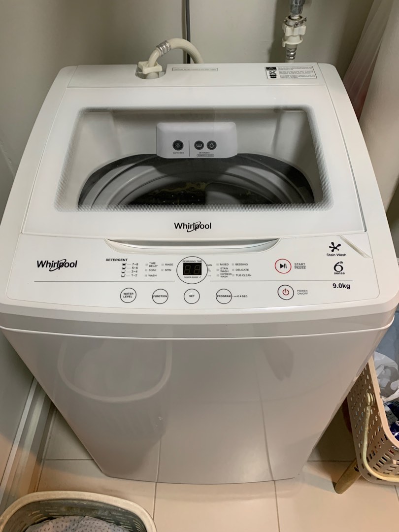 Whirlpool Washing Machine 9kg, TV & Home Appliances, Washing Machines ...