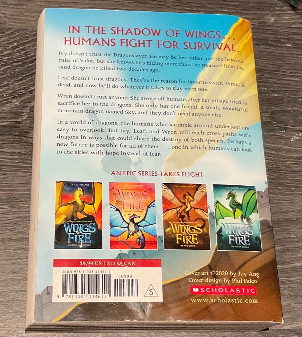 Wings of Fire: Legends Dragonslayer, Hobbies & Toys, Books & Magazines ...