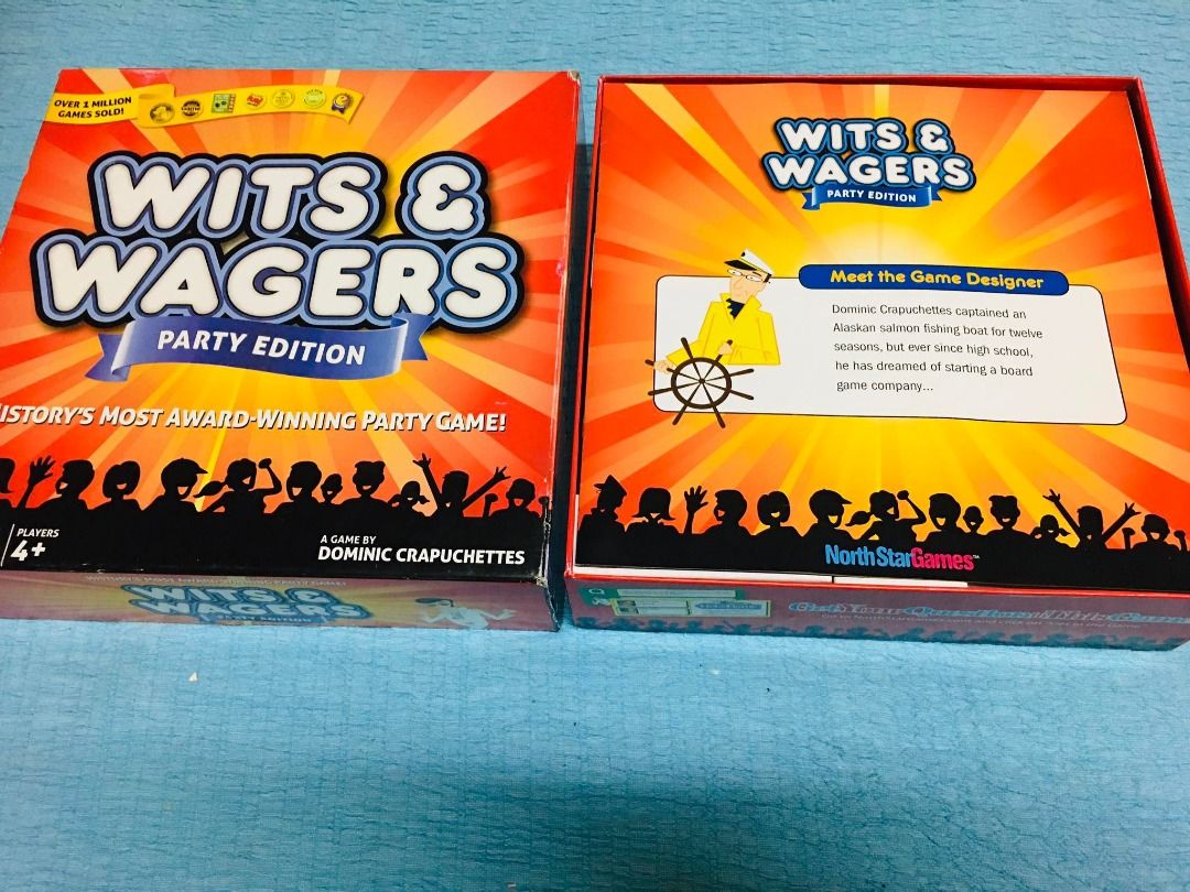 Wits & Wagers - Party Edition, Hobbies & Toys, Toys & Games on Carousell