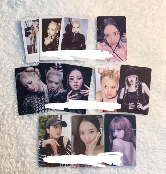 [wts 340/12ea] blackpink jisoo selfie ygselect lucky draw born pink pob lisa jennie rose ...