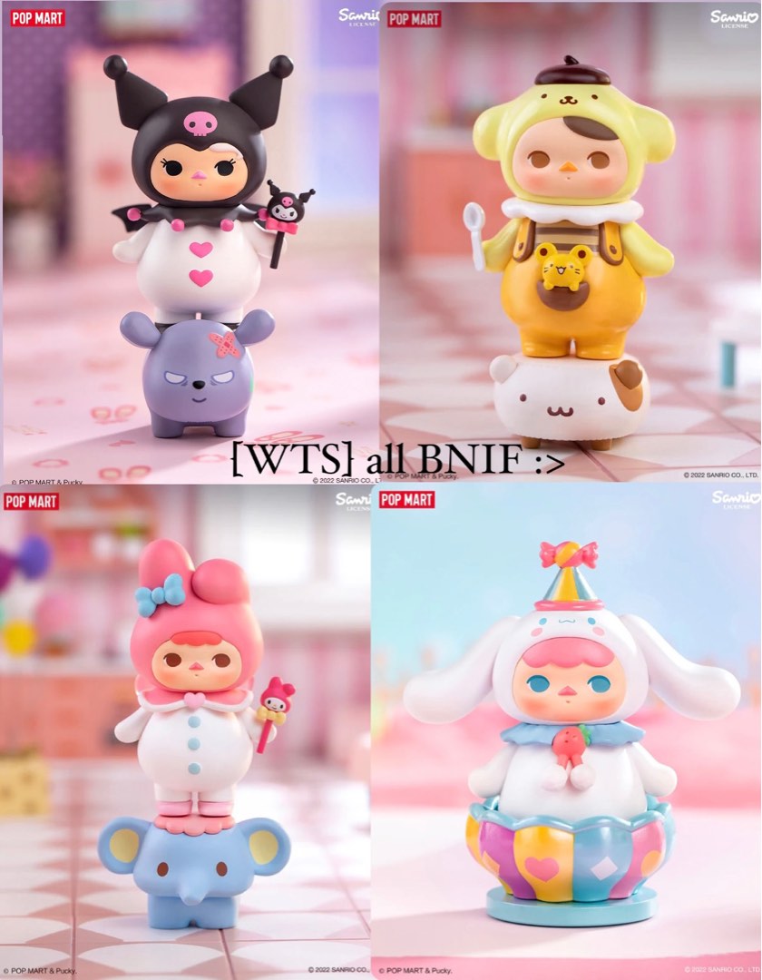 wts popmart pucky sanrio, Hobbies & Toys, Toys & Games on Carousell