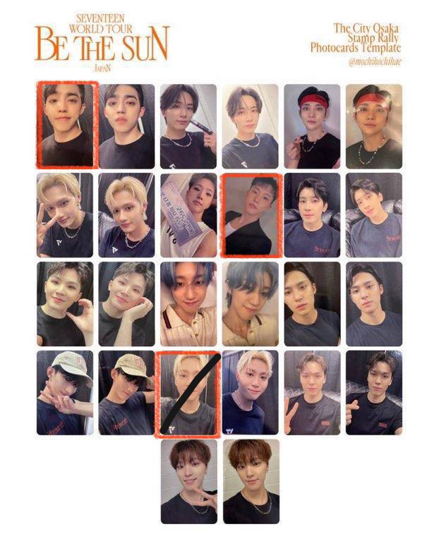 wts seventeen svt osaka stamp rally scoups hoshi, Hobbies & Toys ...