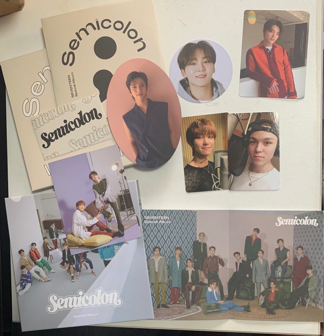 wts svt semicolon album, Hobbies & Toys, Memorabilia & Collectibles, K ...