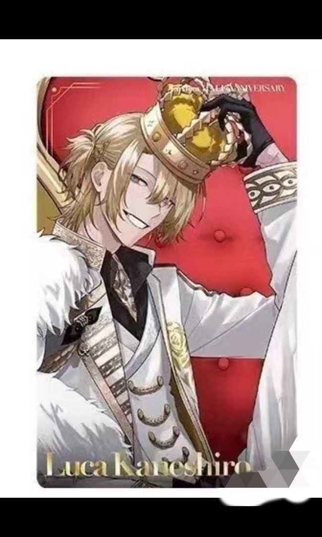 [WTT/LF] Luxiem Luca Kaneshiro Half Anniversary Voice Card, Hobbies ...